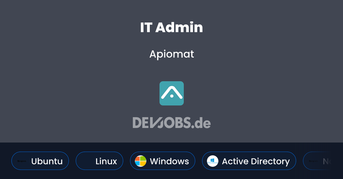 IT Admin at Apiomat | DEVjobs.de