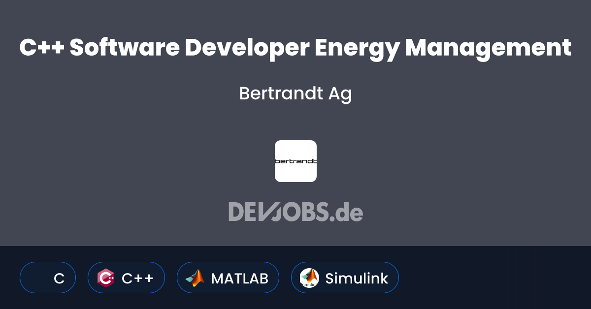C++ Software Developer Energy Management and Control Systems at ...