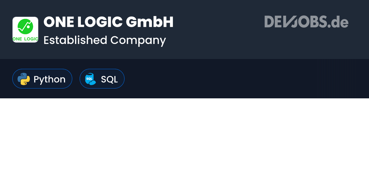 ONE LOGIC GmbH as an IT employer | Reviews, TechStack, Benefits